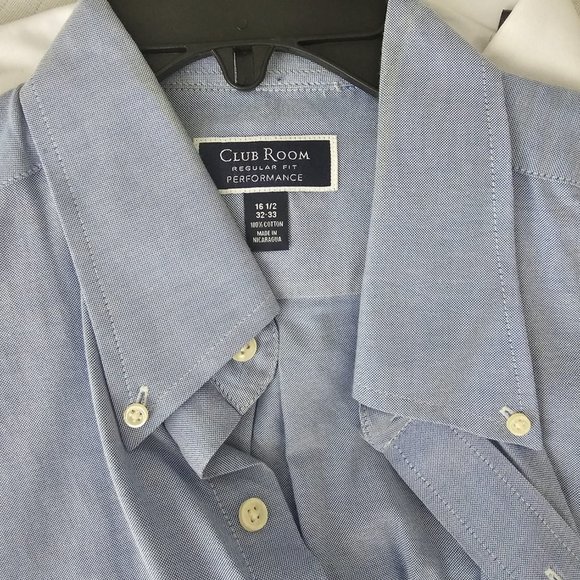Club Room | Shirts | Men Dress Shirt Blue Club Room | Poshmark
